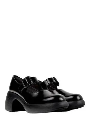 Camper Thelma Ii Platform Mary Jane Loafer - Black