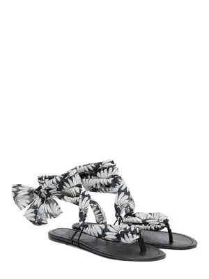 Farm Rio Floral Thong Sandals - Multicoloured