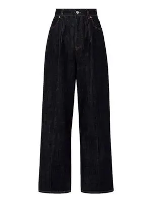 Victoria Beckham High-rise Straight Jeans - Blue