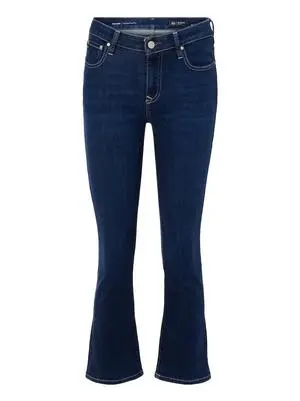 Ag Jodi Cropped Flare Jeans - Blue