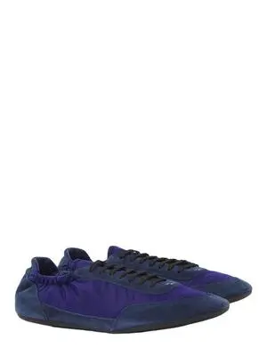 Prada Collapse Re-nylon And Suede Sneakers - Blue