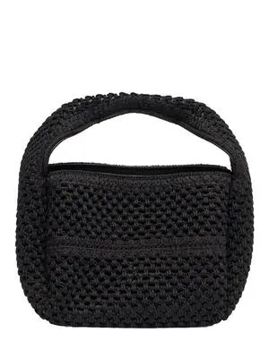 TOTEME Crochet Tote Bag - Black
