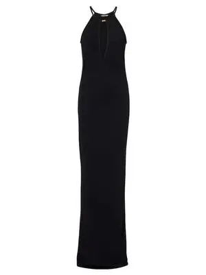 TOM FORD Cutout Halterneck Gown - Black
