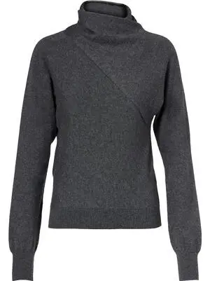 TOM FORD Cashmere And Cotton Turtleneck Sweater - Grey