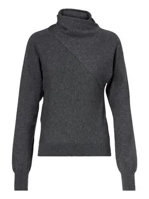 TOM FORD Cashmere And Cotton Turtleneck Sweater - Grey