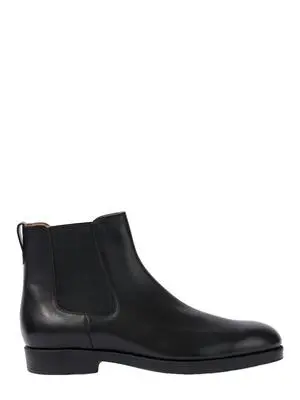 TOD'S Leather Chelsea Boots - Black