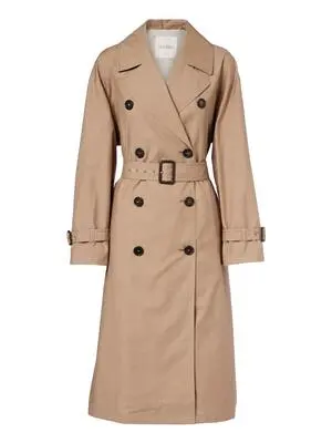 Max Mara Fiorito Cotton-blend Twill Trench Coat - Beige