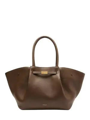 DEMELLIER New York Leather Tote Bag - Brown