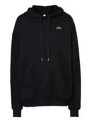 Alo Yoga Accolade Cottonblend Hoodie - Black