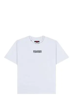 PLEASURES Cut Here Heavyweight T-shirt - White