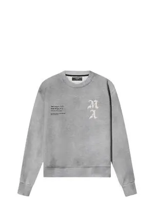 Amiri AMIRI X Wes Lang Solar Kings Crew Heather Grey
