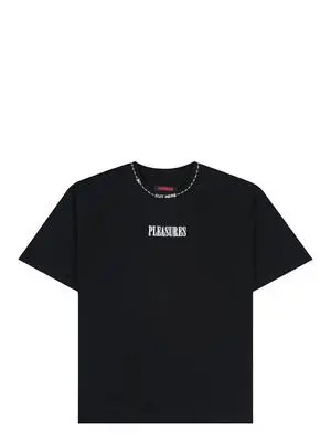 PLEASURES Cut Here Heavyweight Shirt - Black