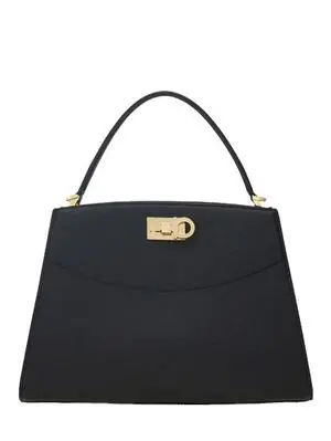 FERRAGAMO Studio Box Bag - Black