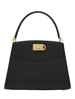 FERRAGAMO Studio Box Bag - Black