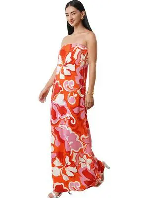 Yumi Kim Floral Printed Dress - Red