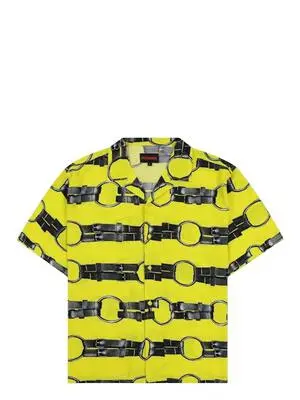 PLEASURES Straps Button Down Shirt - Yellow