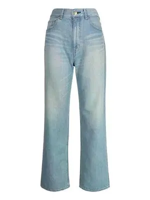 TU ES MON TRESOR Lapis Lazuli Straight-leg Jeans - Blue
