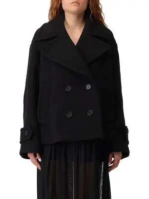 Chloé Double Breasted Coat - Black