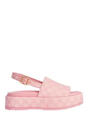 Gucci Platform Gg Sandal - Pink