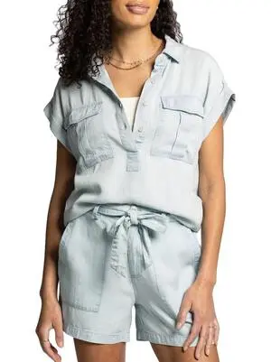 THREAD & SUPPLY Moore Short Sleeve Top - Jolie Wash