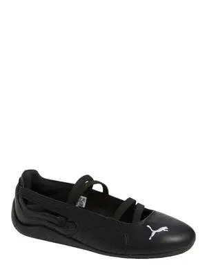PUMA Speedcat Leather Ballerina Sneaker - Black