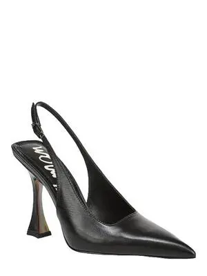 Sam Edelman Odette Pointed Toe Slingback Pumps - Black