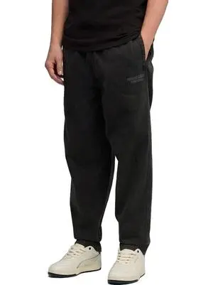 PUMA Porsche League Elastic Waist Cotton Pants - Puma Black