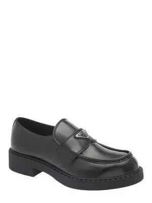 Prada Leather Loafer Nero