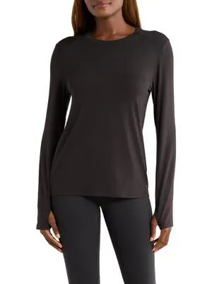 FREE FLY Shade Long Sleeve Top - Black