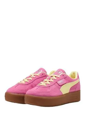 PUMA Palermo Elevata Platform Sneakers - Posie Pink/ Gold Moon