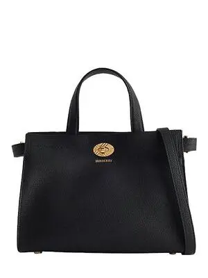 Burberry Mini Leather Tote Bag - Black
