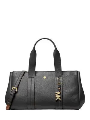 Michael Kors Small Leather Satchel Bag - Black