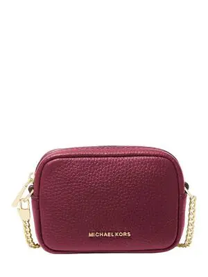 Michael Kors Bryant Leather Bag Charm - Mulberry