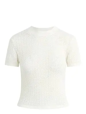 JOE & APOS;S JEANS Crochet Baby Tee - Ecru
