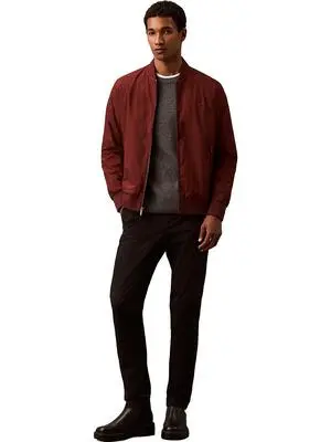 Calvin Klein Matte Bomber Jacket Rusted Root