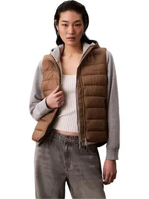 Calvin Klein Nylon Puffer Vest Shitake