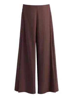 Cuyana Linen Pleated Wide-leg Pants - Coffee