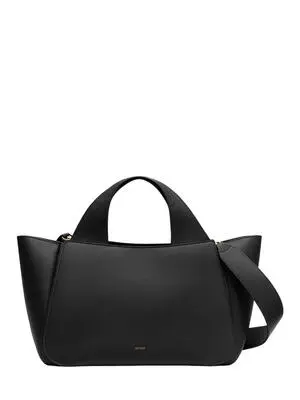 Cuyana Mila Satchel Bag - Black