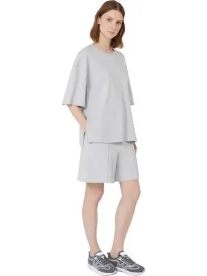 Max Mara Pure Cotton Jersey T-shirt - Light Grey