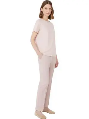 Max Mara Organic Cotton Jersey T-shirt - Powder