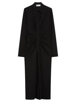 MAX MARA Fitted Shirt Dress With Ruching