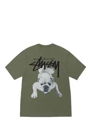 StÜssy Stock Dog Tee Shirt - Olive