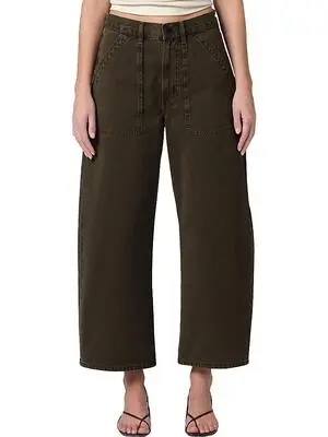 Citizens Of Humanity Ayla Crop Cargo Pants - Dark Olive
