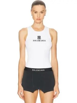 Balenciaga Tank Top - White & Black