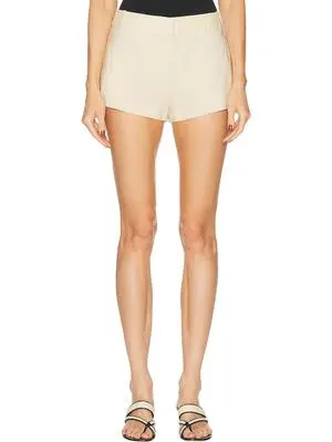 EAVES Ilya Tailored Micro Short - Natural