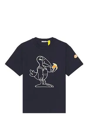 Moncler X Gilga Farm Donald Glover Short Sleeve T-shirt - Navy