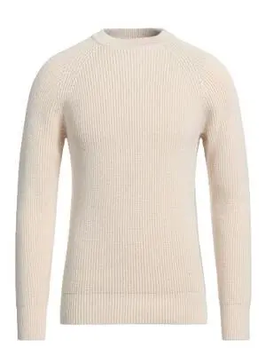 Alpha Studio Sweater In Merino Wool And Polypropylene - White