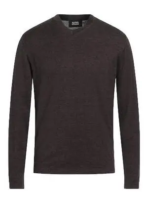 Alpha Studio Knitted Sweater - Brown