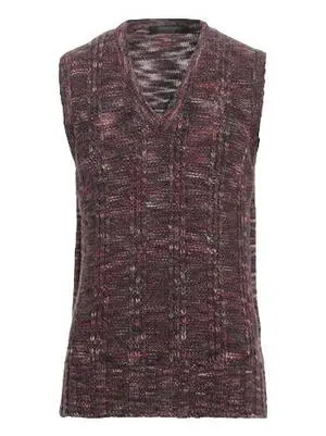 MESSAGERIE Patrizio Piscaglia Sleeveless Wool Sweater - Purple