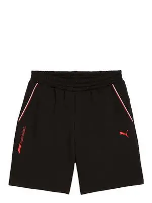 PUMA Formula 1® Essential Logo Fleece Sweat Shorts - Puma Black